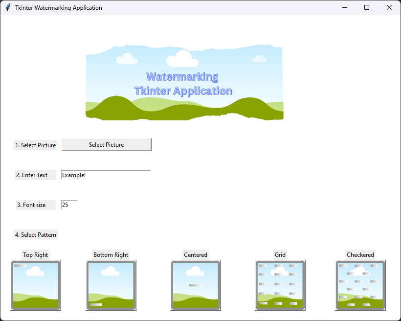 Watermarking Application